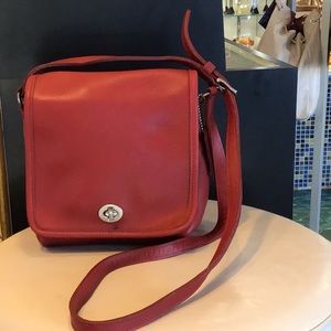 Coach | Bags | Rare Red Vintage Coach Court Bag | Poshmark